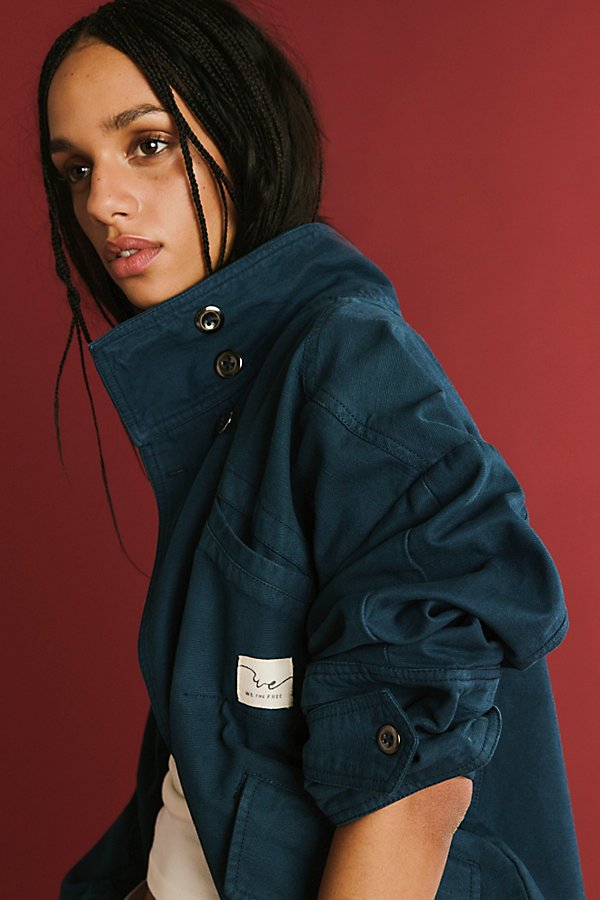 FREE PEOPLE Free People We The Free Collins Washed Canvas Jacket